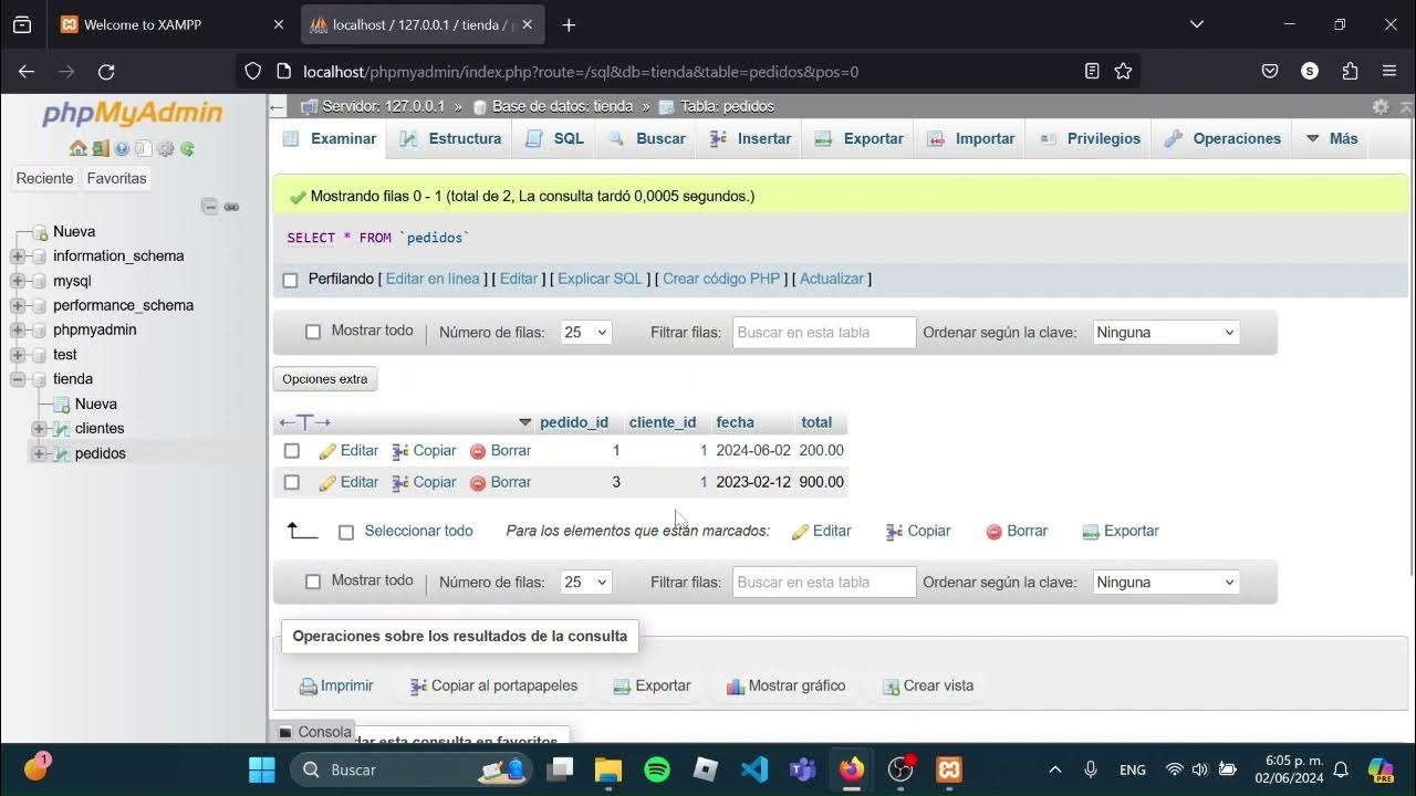 Descargar y configurar Xampp (con ejemplo de comandos básicos SQL ...