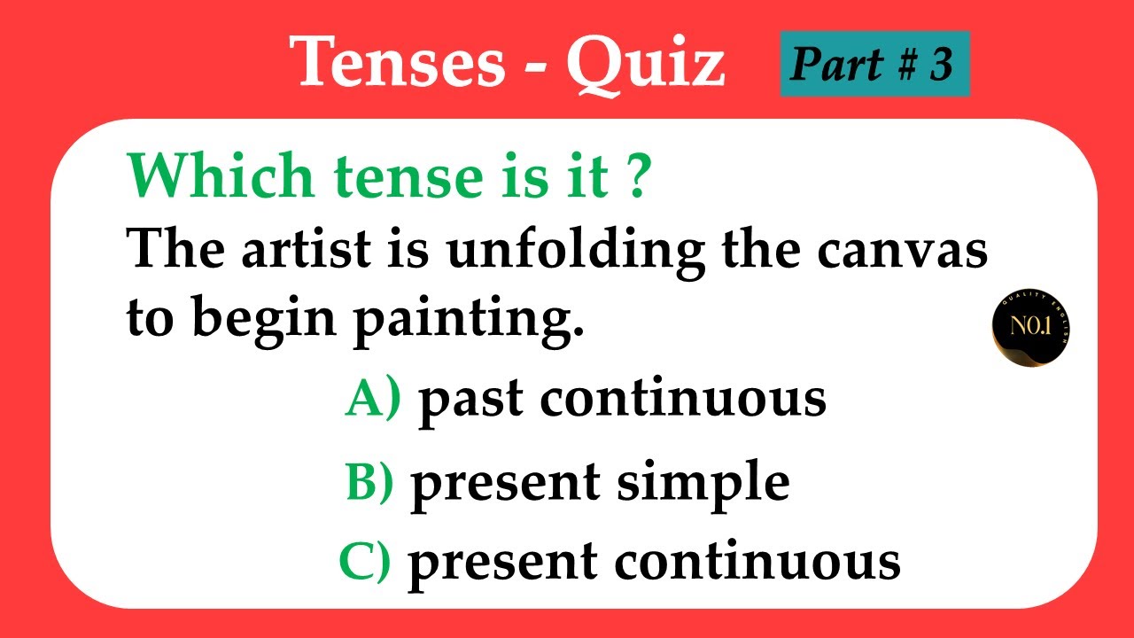 Tenses Quiz | Identify the Tenses Quiz 3 | English Grammar | All 12 ...