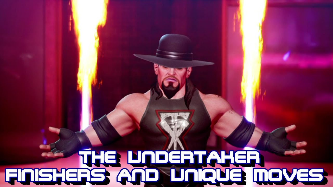 The Undertaker Finishers and Unique Moves in WWE 2K Battlegrounds - YouTube