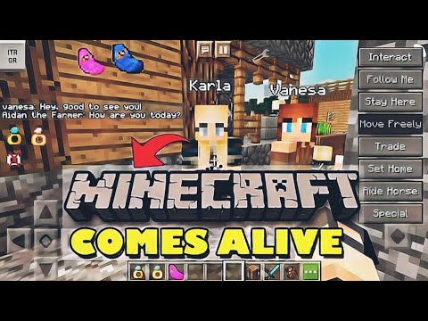 Minecraft Comes Alive Reborn - More Realistic Villagers | Minecraft Mod ...