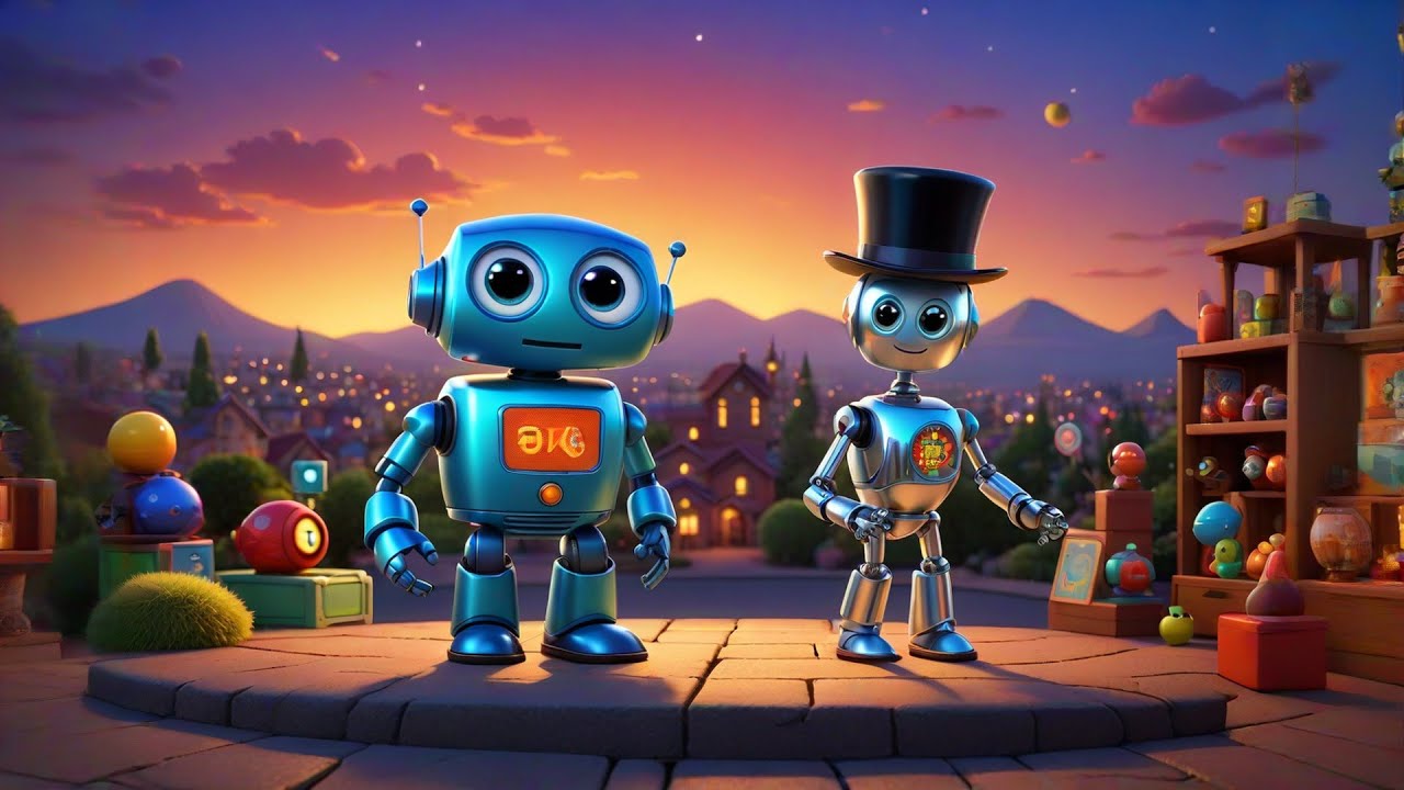 Four Toy Robots Beep and Boop | Fun Counting Song for Kids | Nursery ...