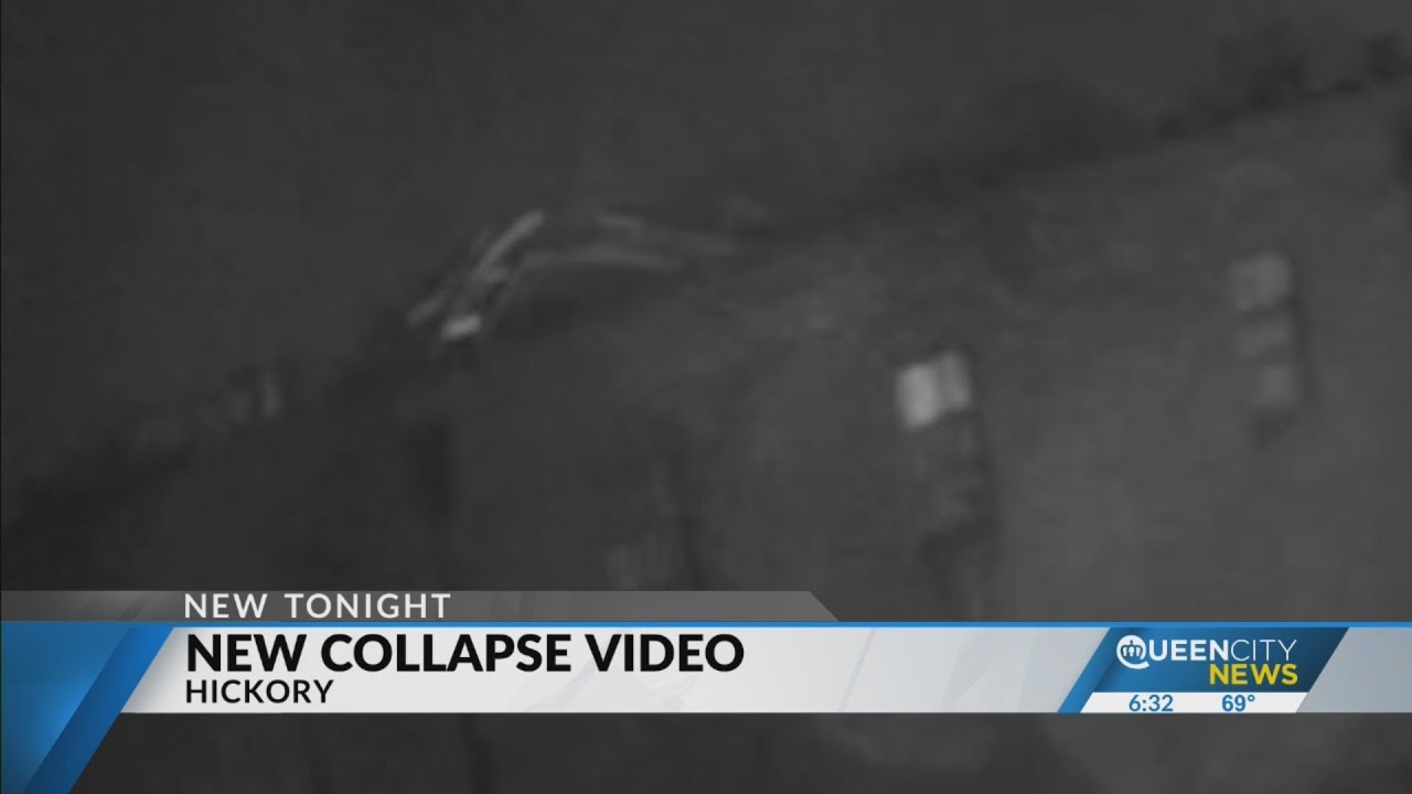 Video: Wooden arches collapse over Hickory bridge - YouTube