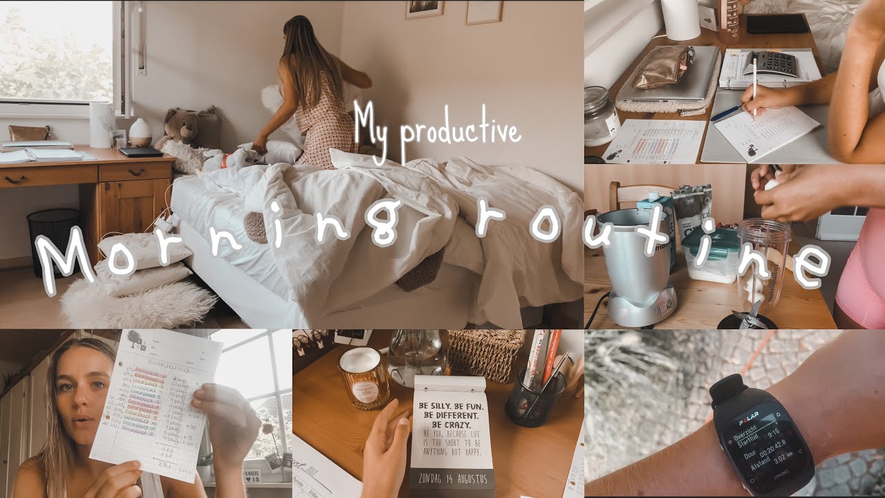 MY PRODUCTIVE MORNING ROUTINE | Summer morning routine - YouTube
