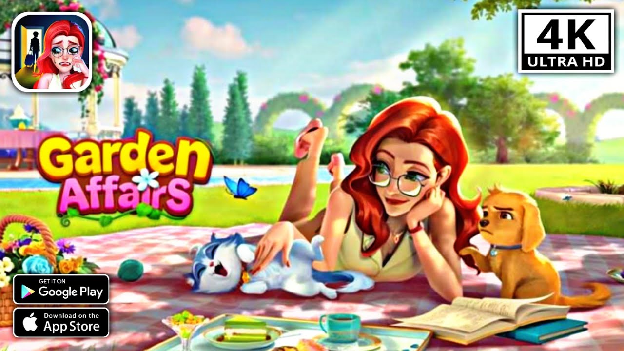 Garden Affairs : Design & Match || Android - iOS 4K 60fps Gameplay ...