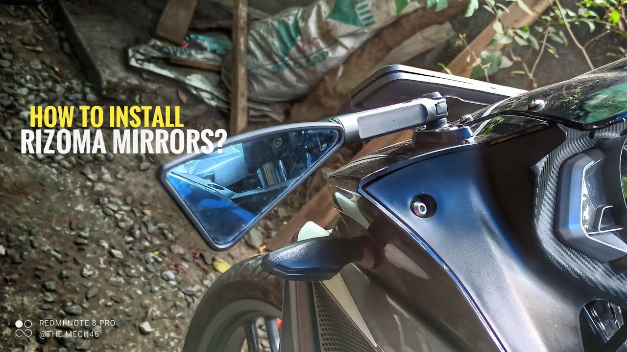 HOW TO INSTALL CUSTOM MIRRORS IN RS 200?|RIZOMA MIRRORS 🤫#viral # ...