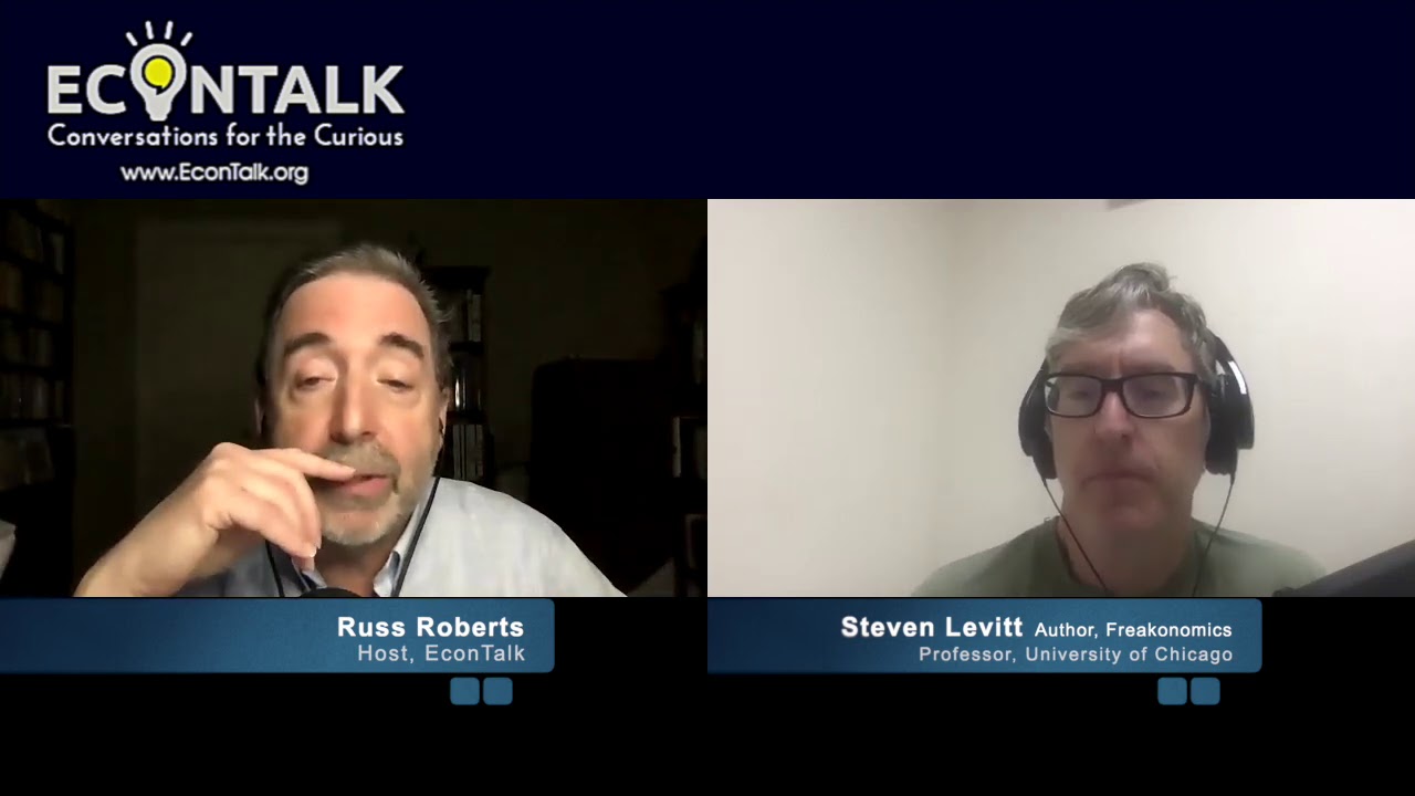 Steven Levitt on Freakonomics and the State of Economics 11/9/20 - YouTube
