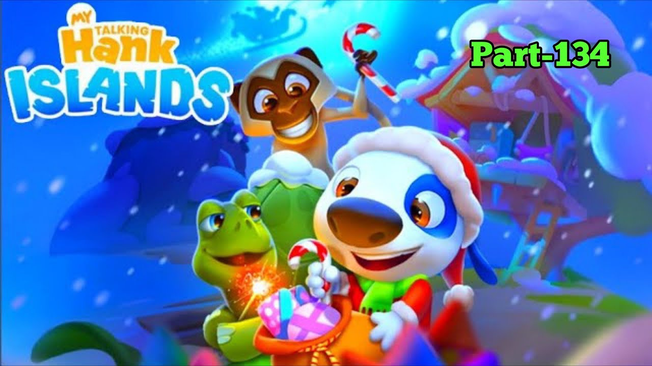 Hank Are Play with Animals - New Game - My Talking Hank: Islands - part ...
