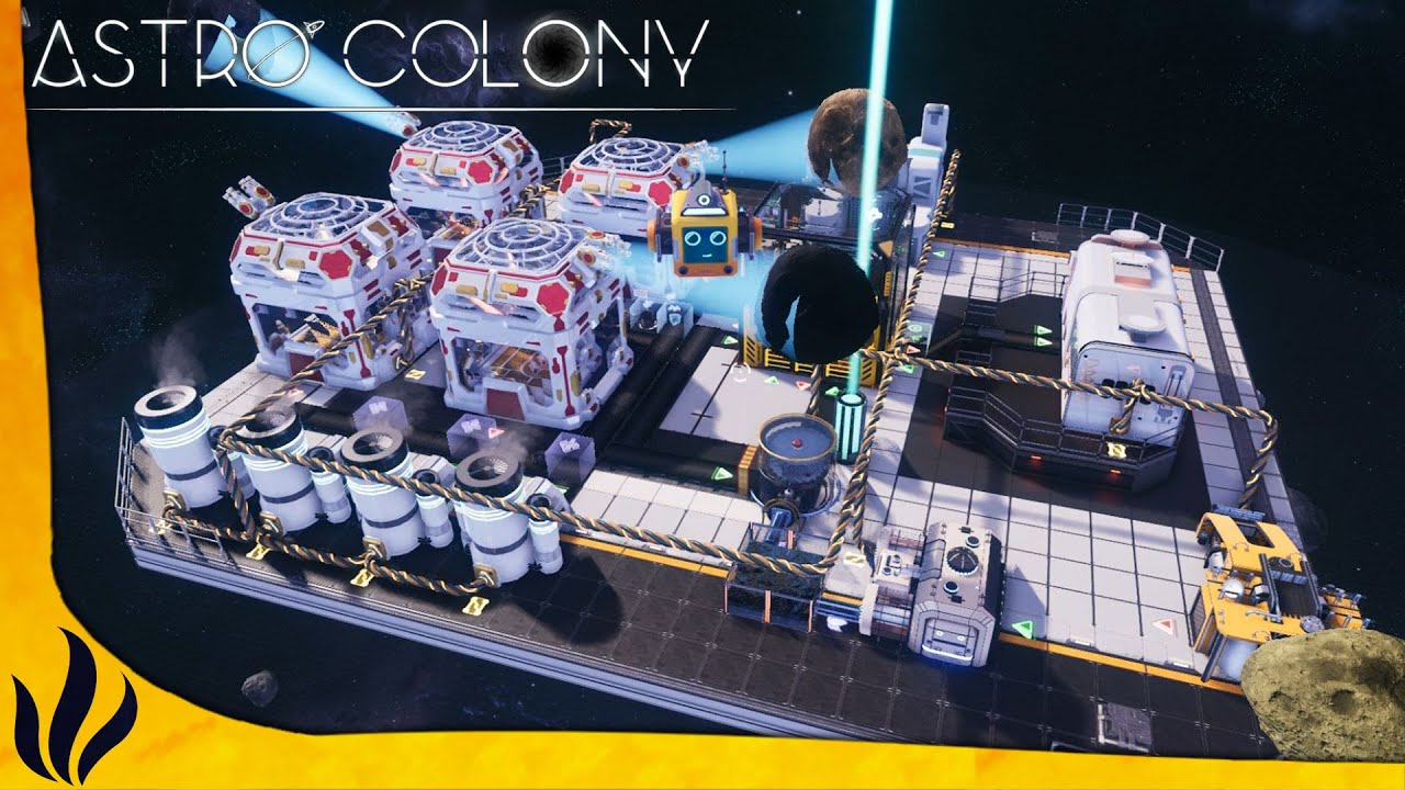 ASTRO COLONY FR #1 - Survivre et automatiser dans l'espace ! La sortie ...
