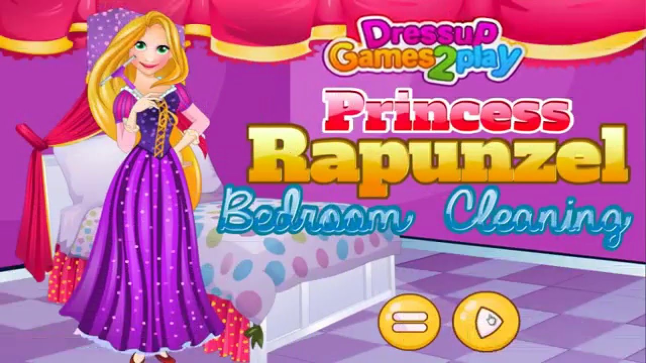 Princess Rapunzel Bedroom Cleaning - Hard work for Princesse | NEW ...