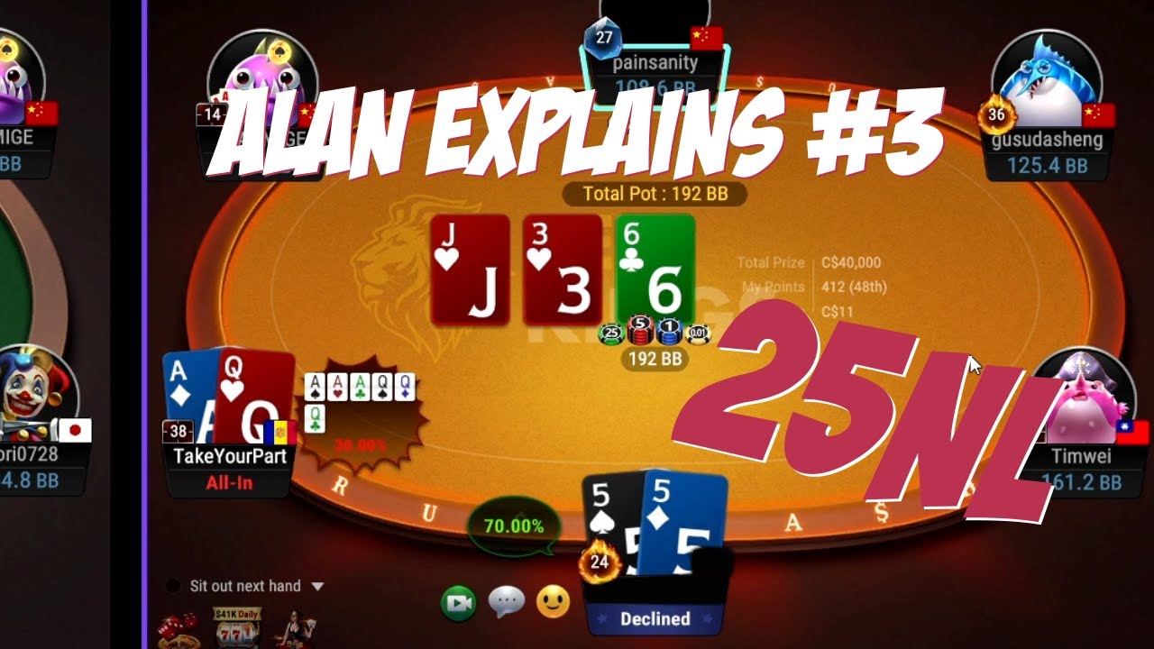 Alan Explains 25NL GG Poker Rush & Cash - YouTube