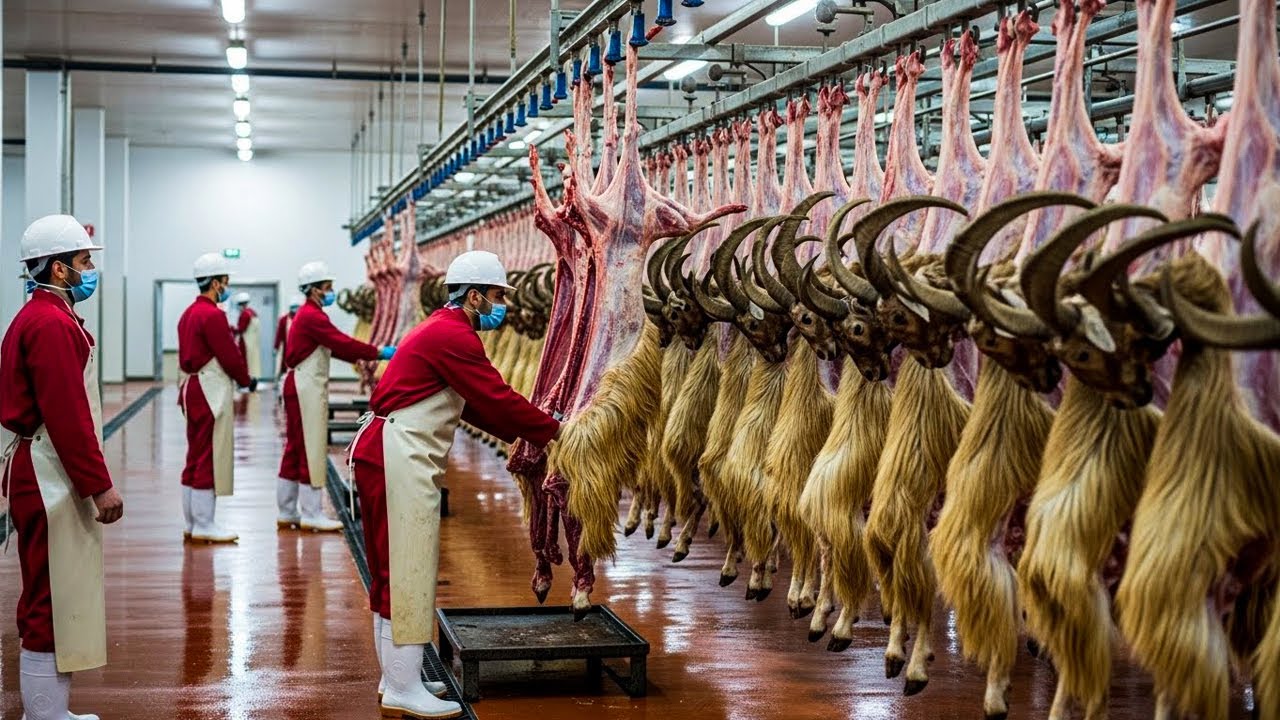 Inside a Modern Goat Meat Processing Factory – Full Production Line ...