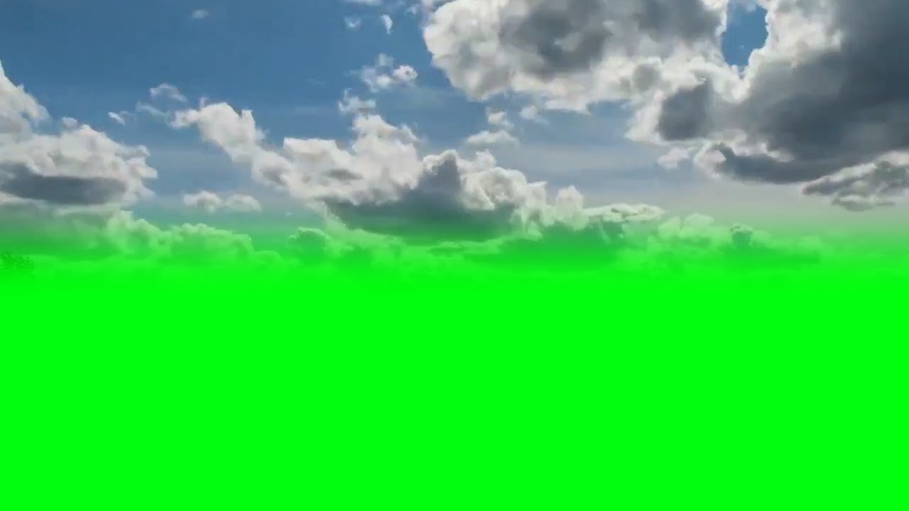 SKY CLOUD GREEN SCREEN 4K 1080P FREE ROYAL ANIMATED MOTION VIDEO STOCK ...