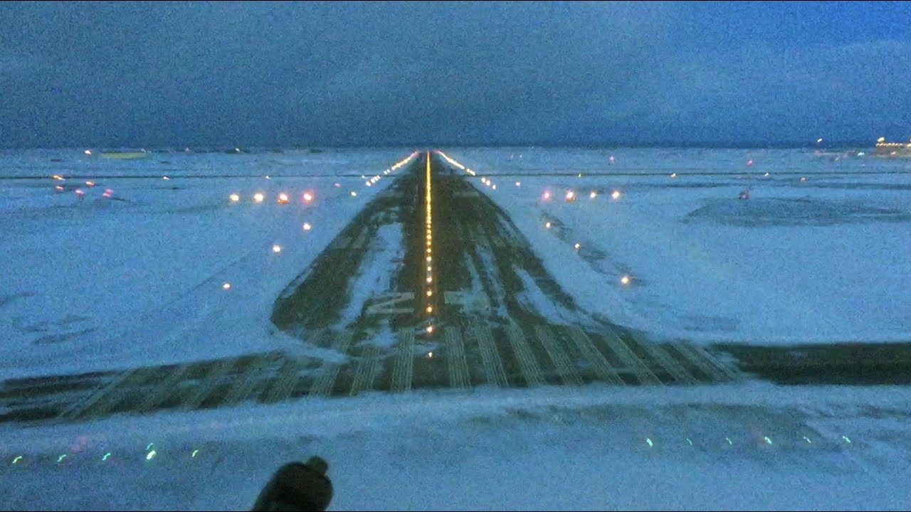 Winter Landing in Keflavik Iceland - YouTube
