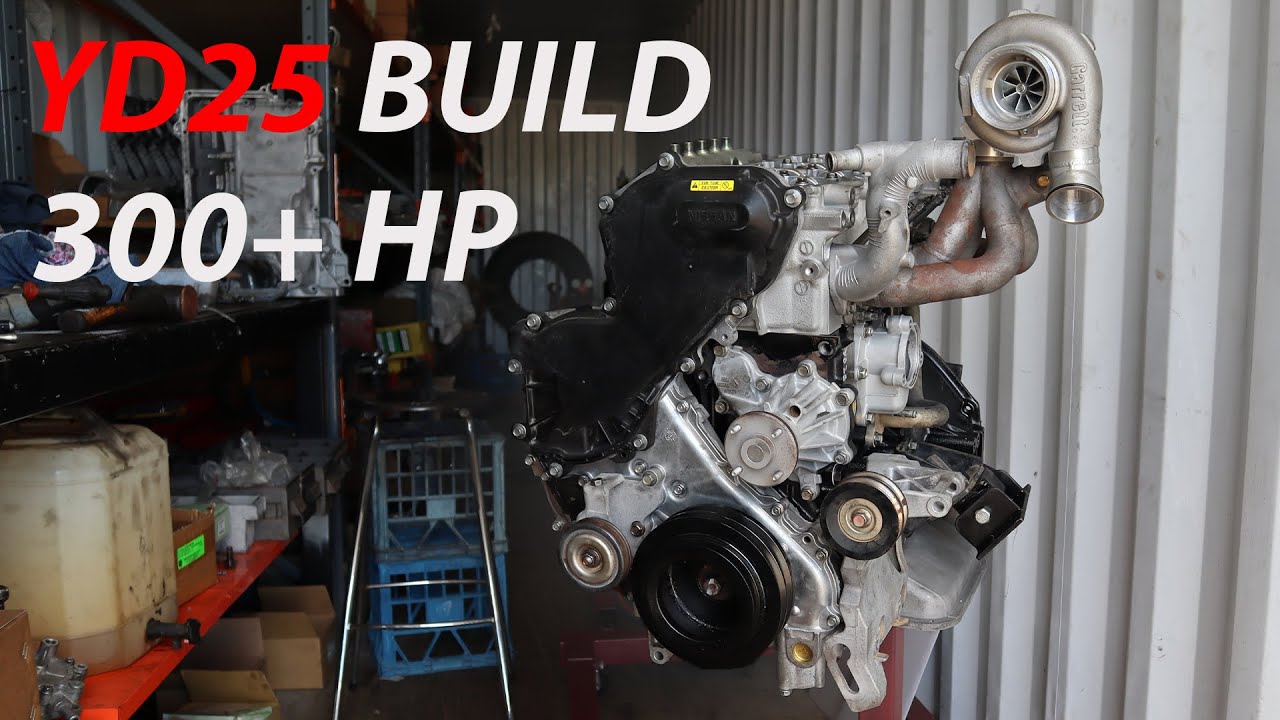 YD25 D22 High HP Engine Build - YouTube