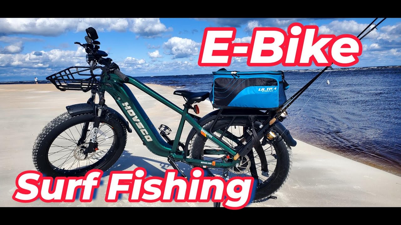 E Bike Beach Fishing, Electric Surf Fishing, best way to buzz the beach ...
