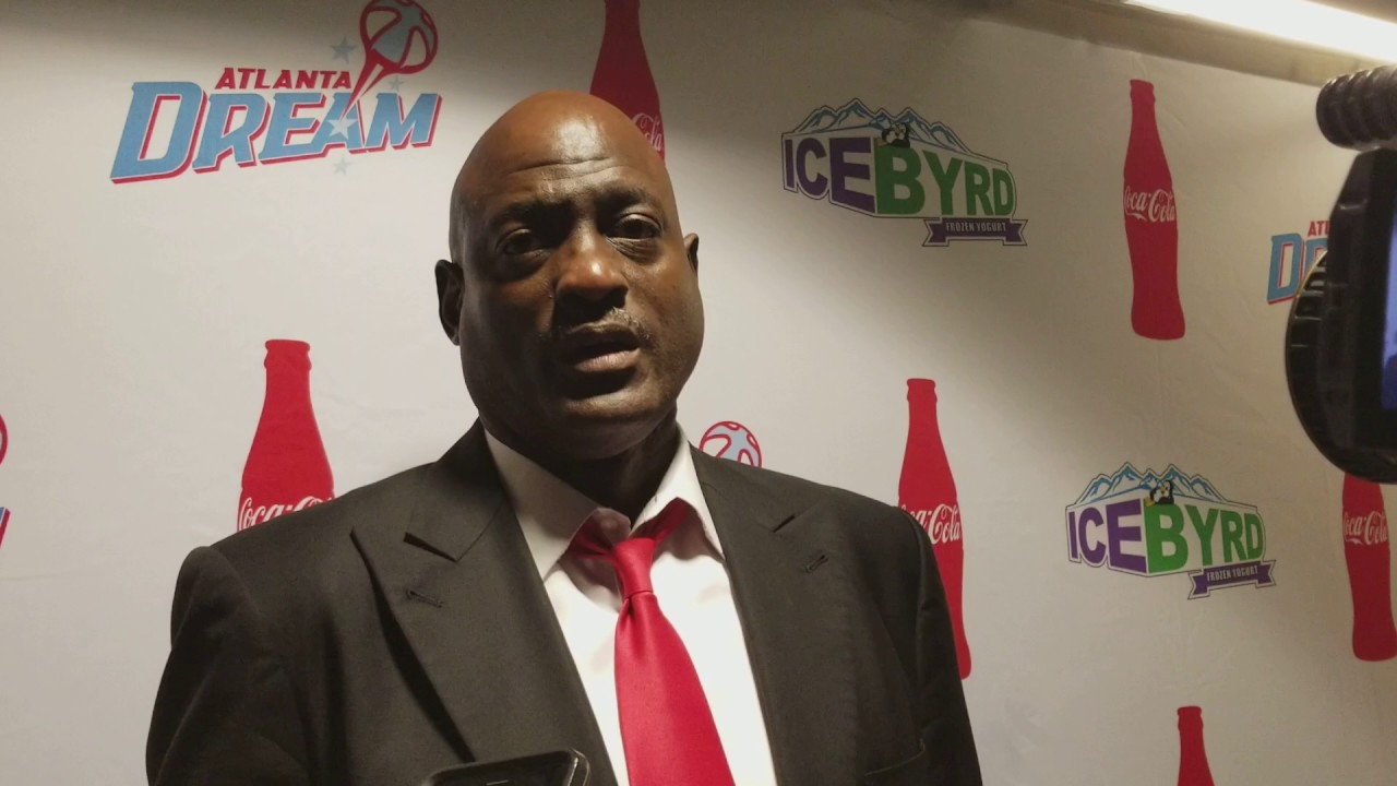 Atlanta Dream Coach Michael Cooper After Loss To Chicago - YouTube