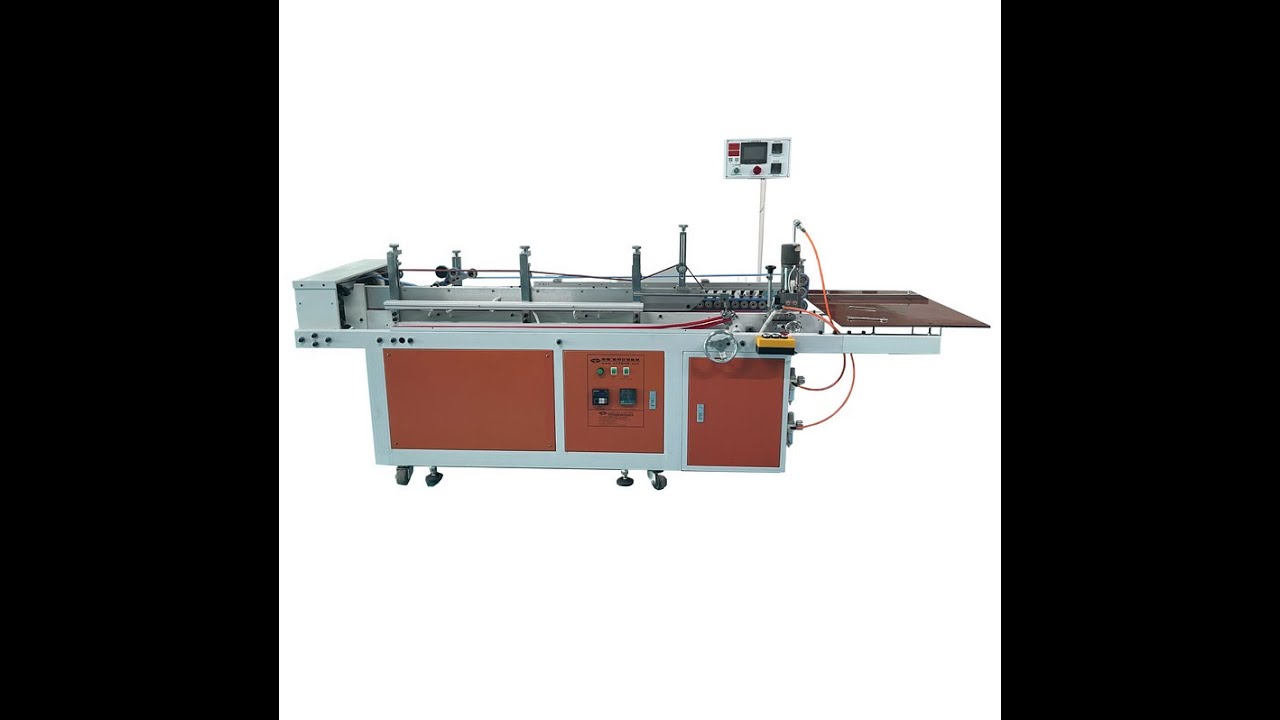 Semi automatic PUR pasting Plastic Boxes Machine .PET boxes Gluing ...
