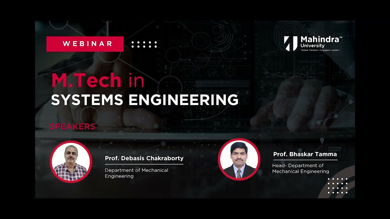 All about M.Tech in Systems Engineering - YouTube