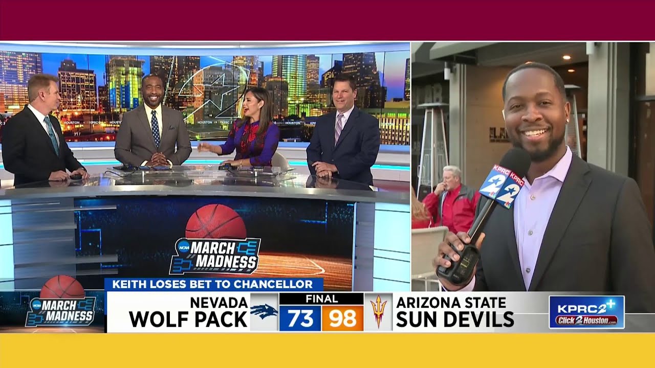 KPRC 2’s Keith Garvin loses March Madness bet to sports reporter ...