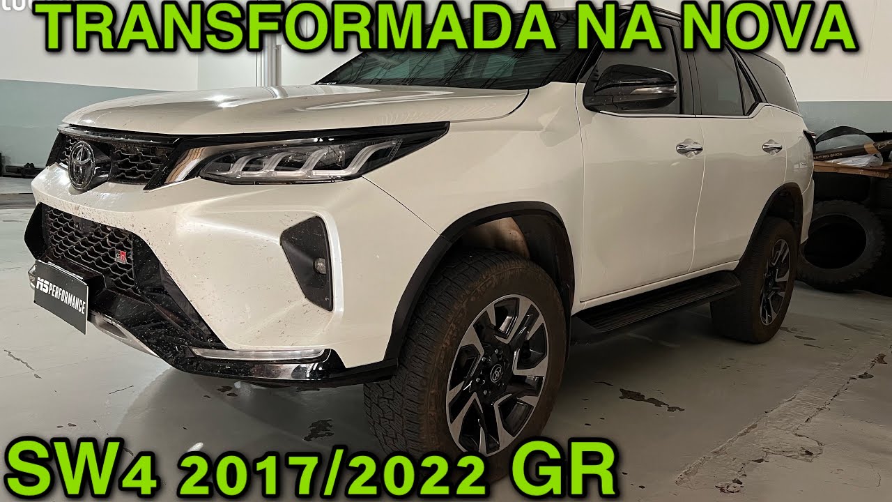 TOYOTA HILUX SW4 2017/2022 TRANSFORMADA GR SPORT - YouTube