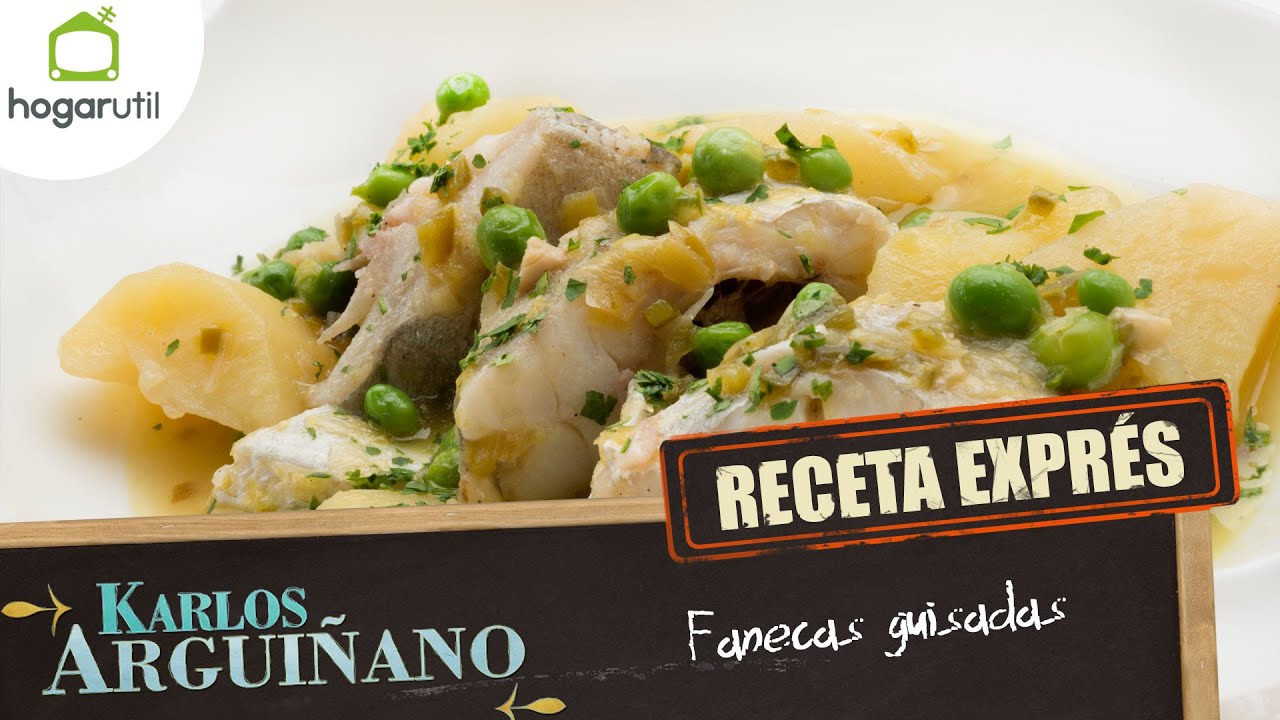 Receta Exprés: Fanecas guisadas - YouTube