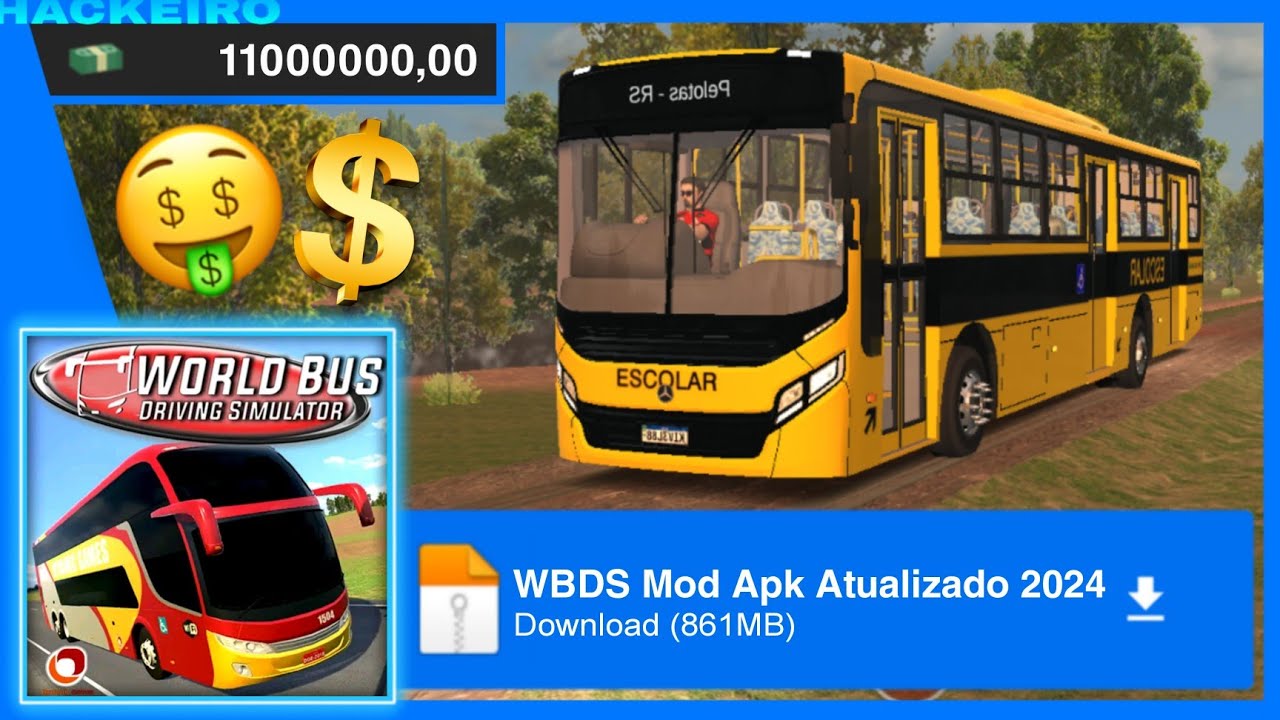 WORLD BUS DRIVING SIMULATOR APK MOD DINHEIRO INFINITO VERSÃO 1.390 ...