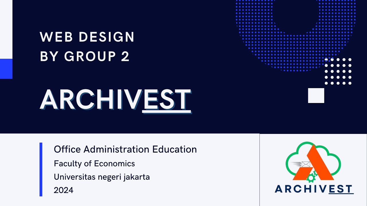 FINAL PROJECT_WEB DESIGN_GROUP 2_ARCHIVEST - YouTube