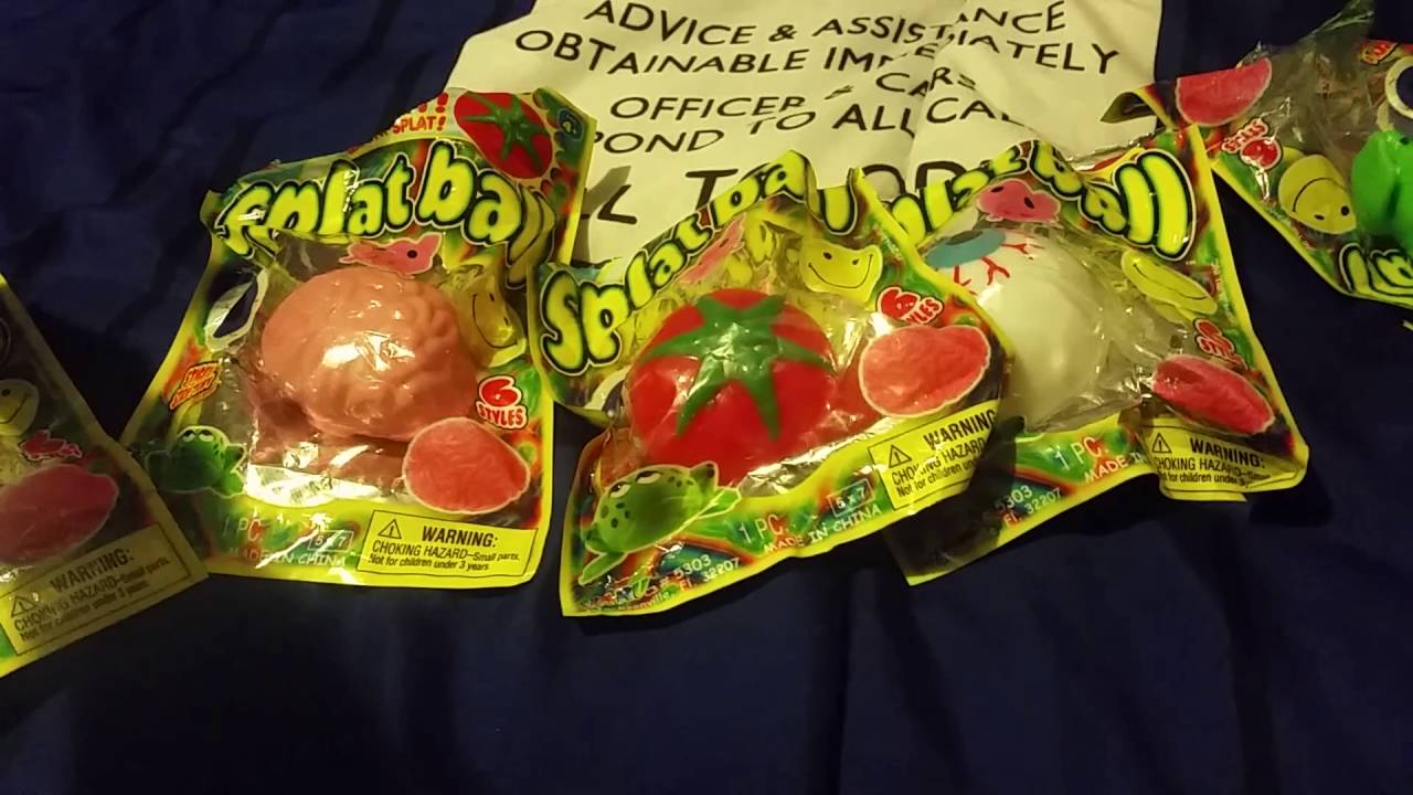 Splat ball toy review!😊😄 - YouTube