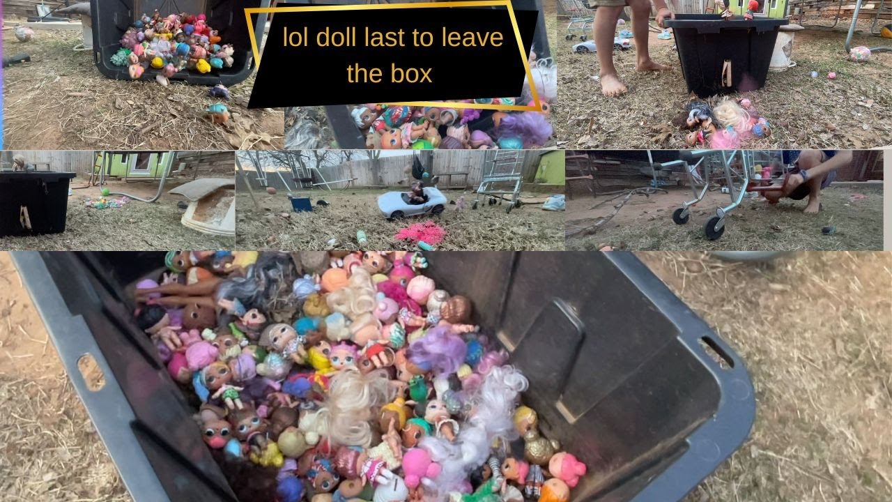 Last to Leave the Box Challenge | LOL Dolls Roleplay - YouTube