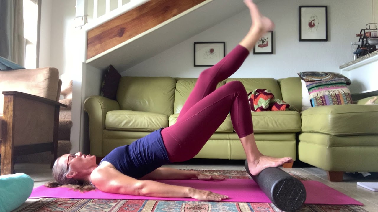 Pilates Hip and Shoulder Mobility - Foam Roller - YouTube