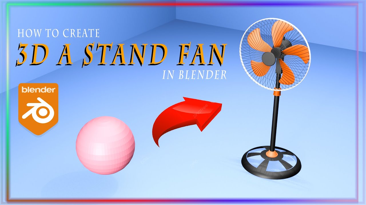 How to Create a Realistic 3D Fan in Blender - YouTube