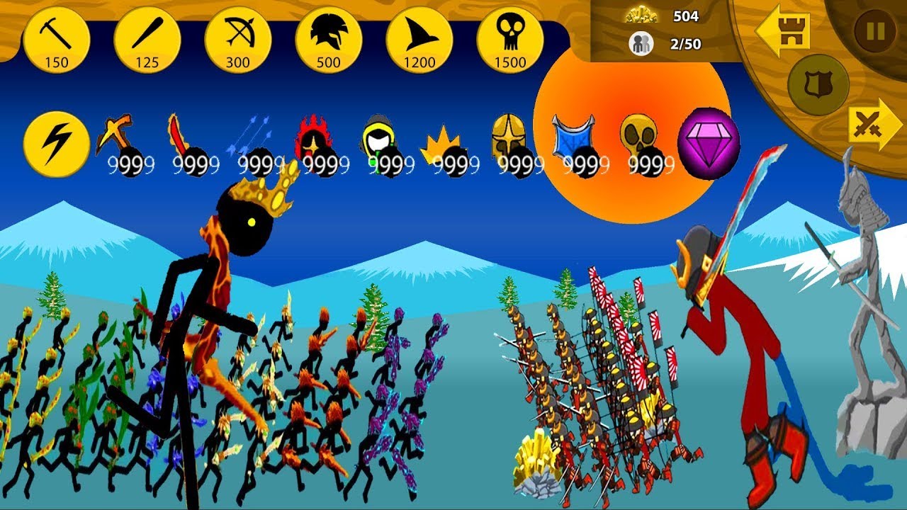 Stick War Legacy⭐ All Types Of Soldiers Swordwrath Vs Army Samurai 😱 - YouTube