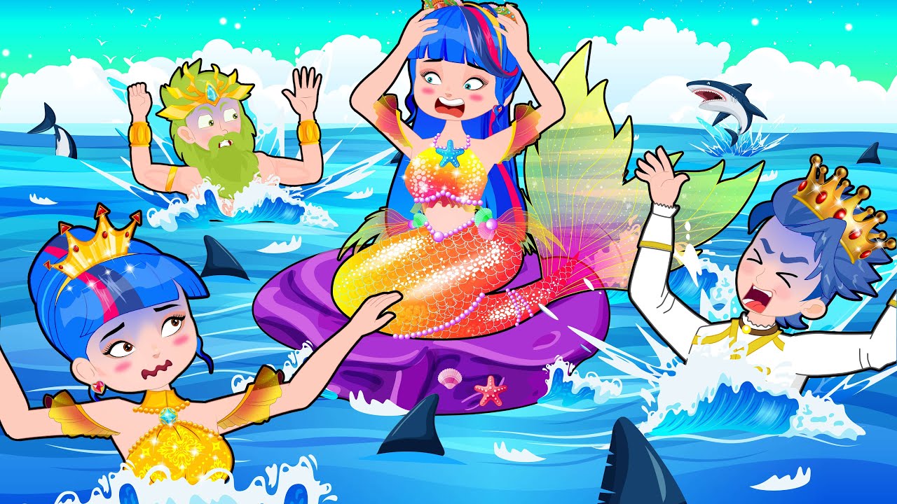 UNSTABLE FAMILY: The Mermaid Princess Rescue Family From Danger! What ...