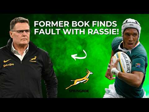 Former Springbok Against Rassie Erasmus' New Contract!