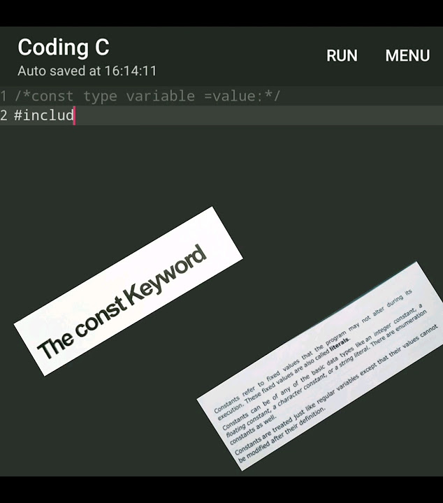 #const keyword in c[E-5] #c#coding #programming #cprogramming #shorts #viralshort ...