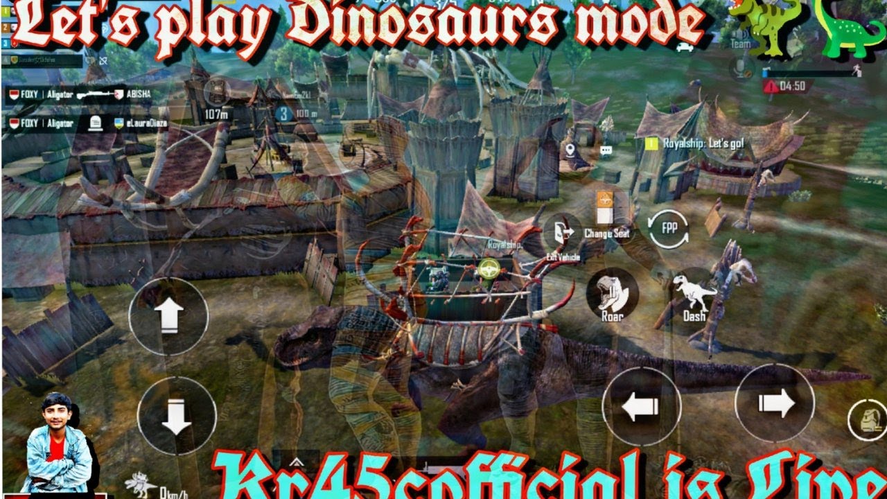 Let's play Dinosaurs mode @kr45cofficial - YouTube
