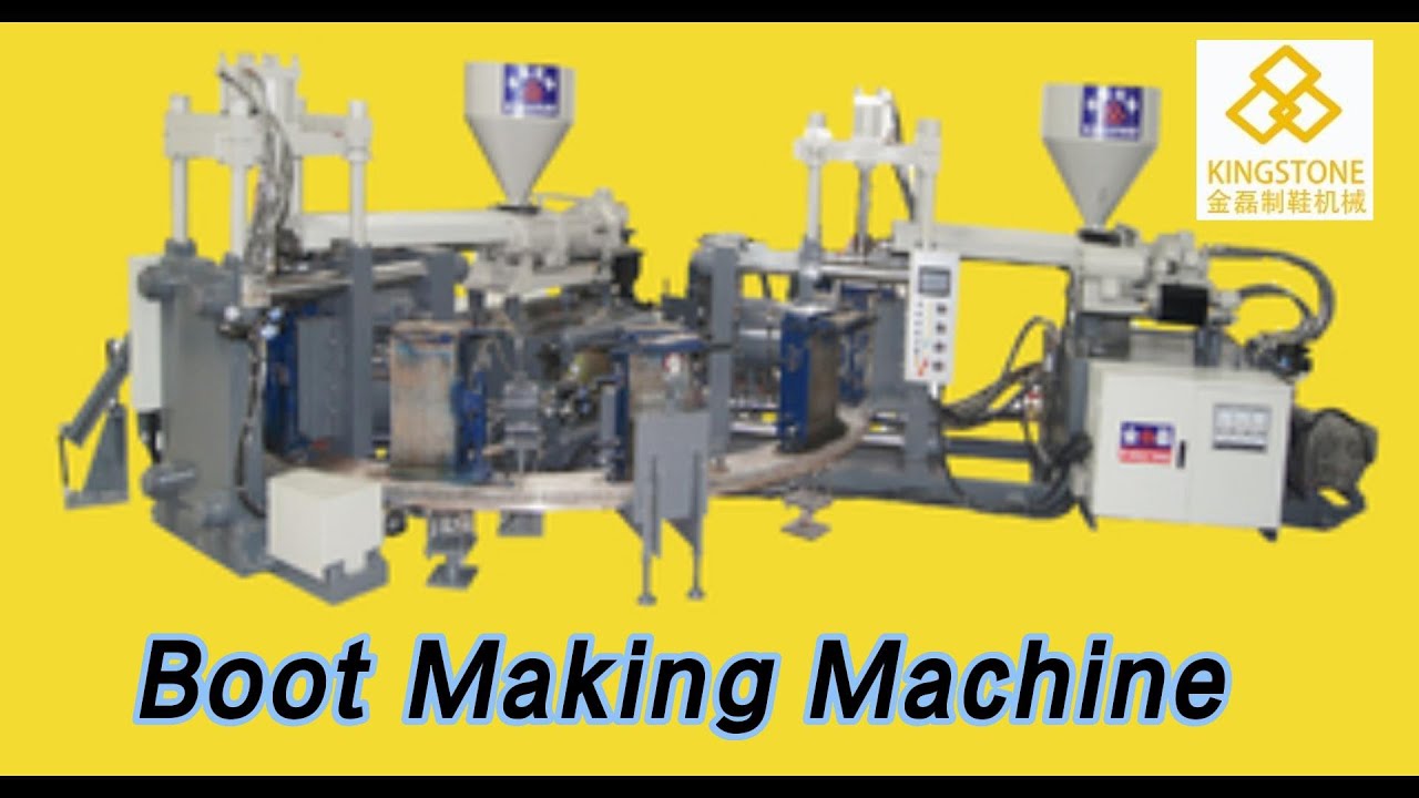 Automatic Boot Making Machine 150 Pair / H Rotary For Gumboots - YouTube