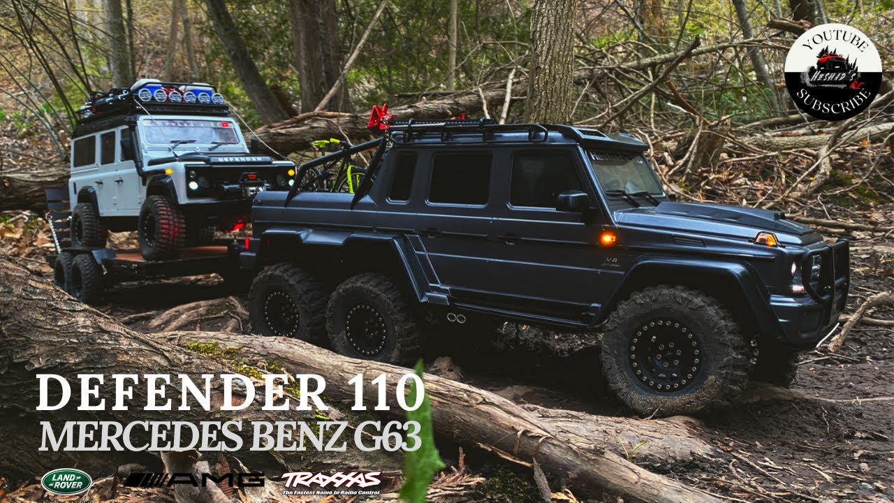 MERCEDES BENZ G63 WITH DEFENDER 110 Nightfall Rescue Mission. - YouTube