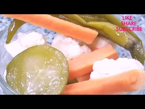 Egyptian Style Pickle Recipe | Torshi | Pickled Vegetables | by ...