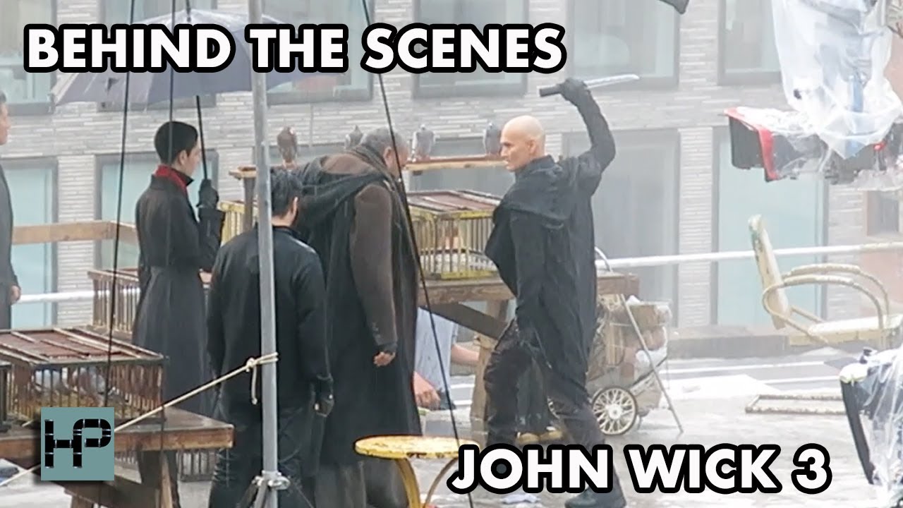 BTS: 'John Wick 3' Filming - Laurence Fishburne and Mark Dacascos ...