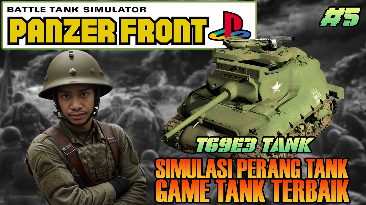 Menghancurkan Musuh dengan Kekuatan Tank T69E3: Gameplay Panzer Front PS1 #5 - YouTube