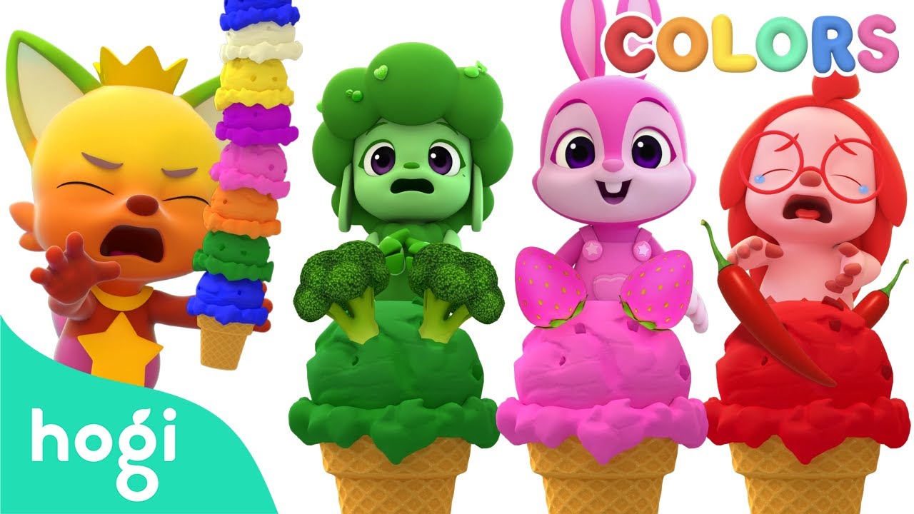 [NEW ] 🌈 🍦 Learn Colors with Colorful Ice Cream Shop｜Colors for Kids ...