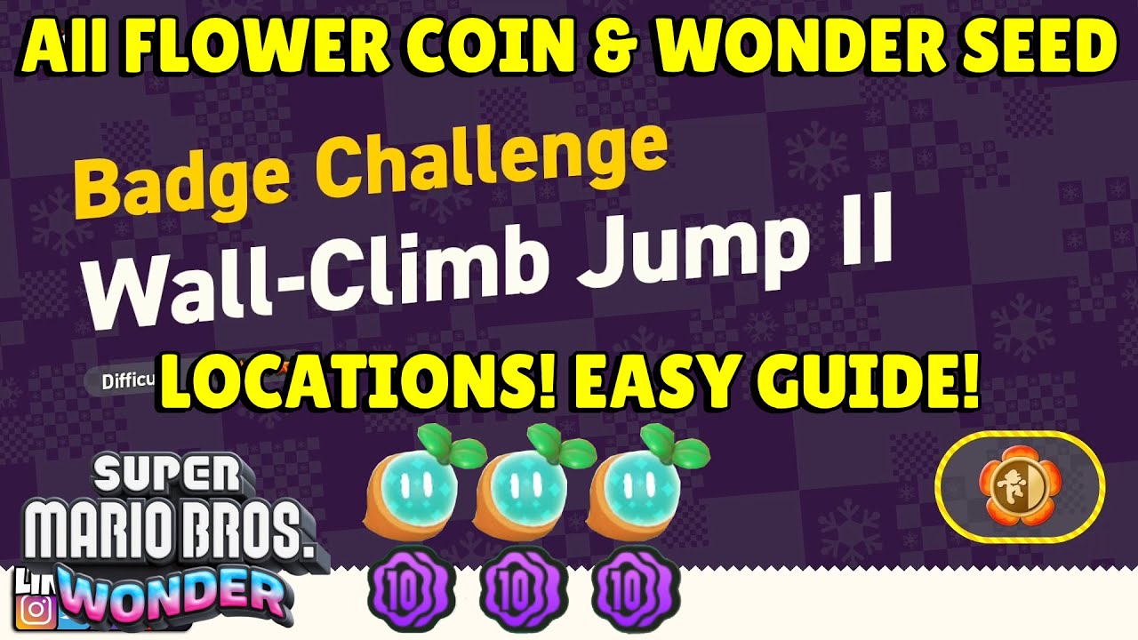 Mario Wonder | Wall Climb Jump 2 Guide | Fluff Puff Peaks - YouTube