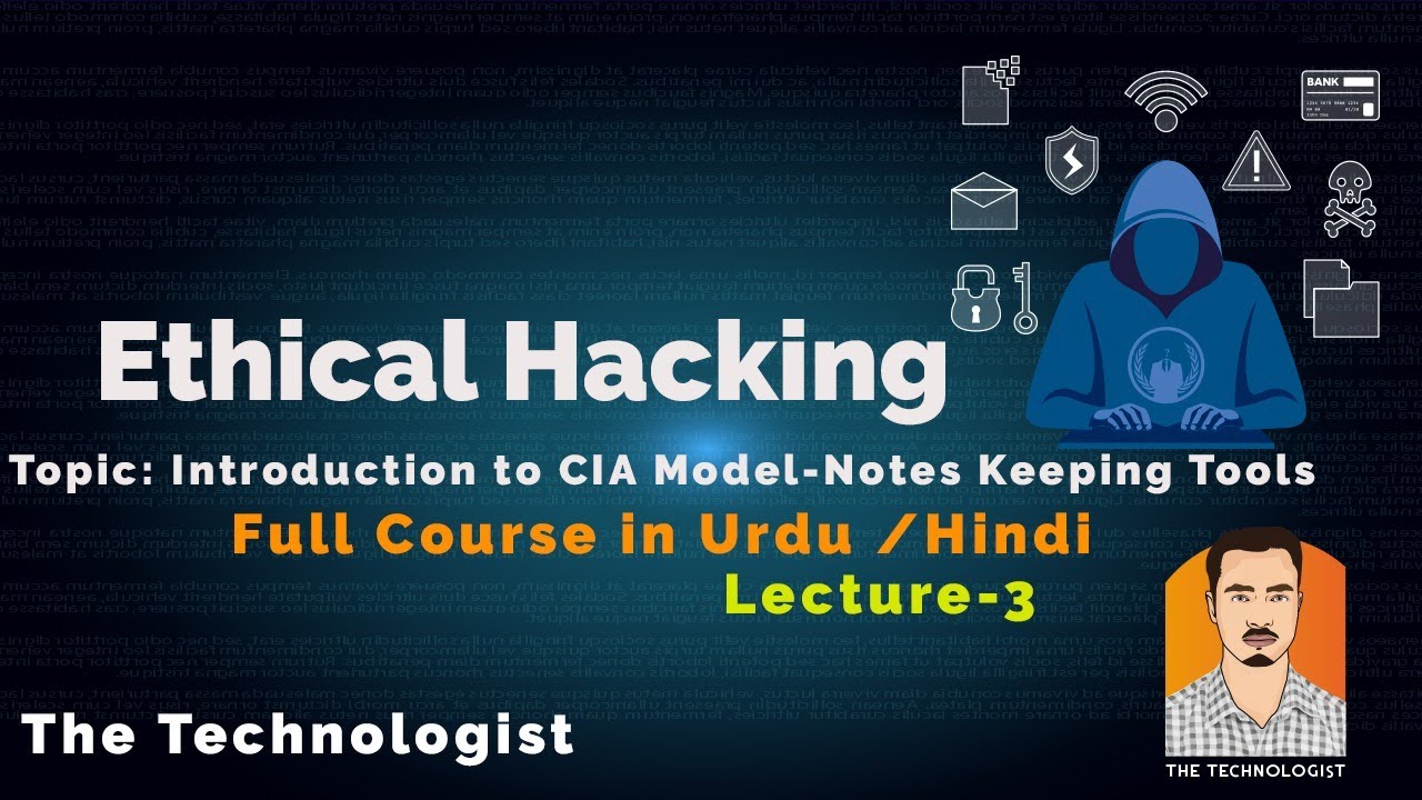 Ethical Hacking full Course in Urdu /Hindi-CIA Model-Digital Note Book ...
