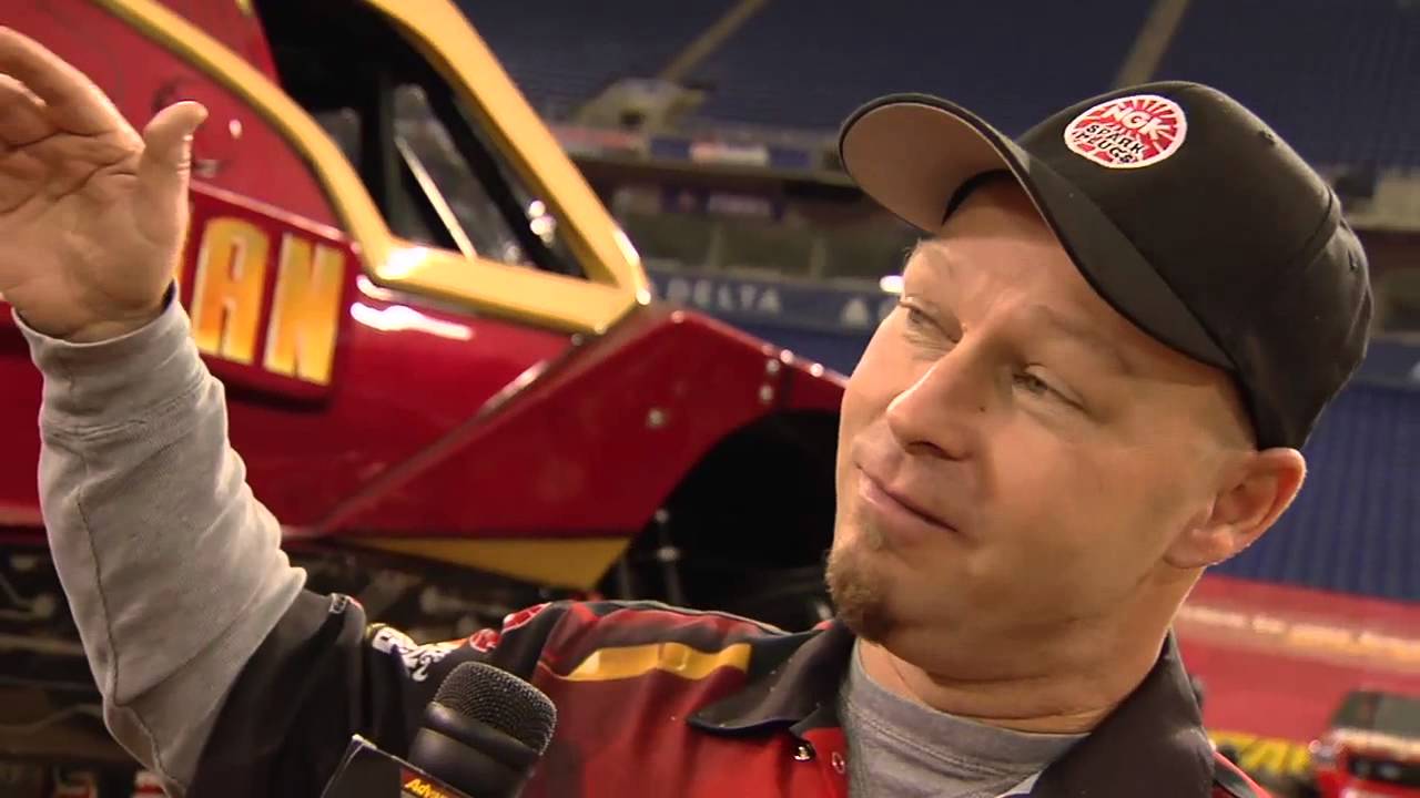 Monster Jam - Iron Man Monster Truck Driver Lee O'Donnell in ...
