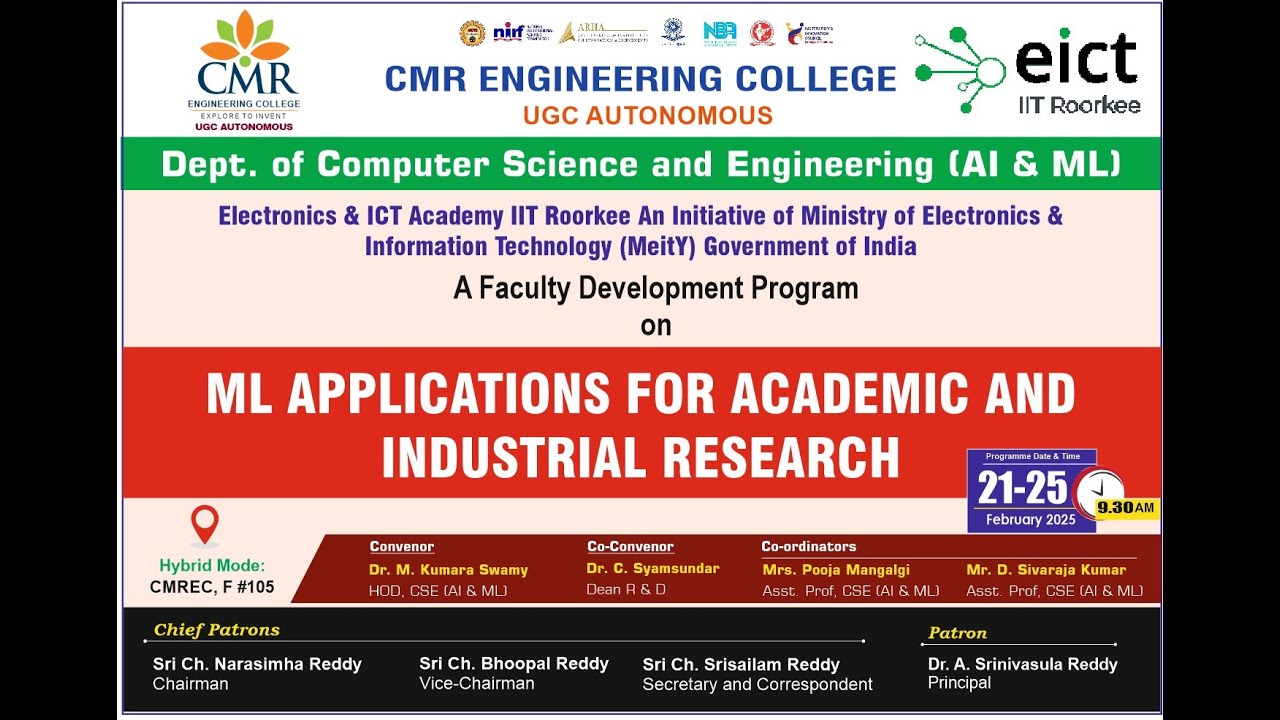 DAY -2 | SESSION 1 | FACULTY DEVELOPMENT PROGRAM | DEPARTMENT OF CSM - YouTube