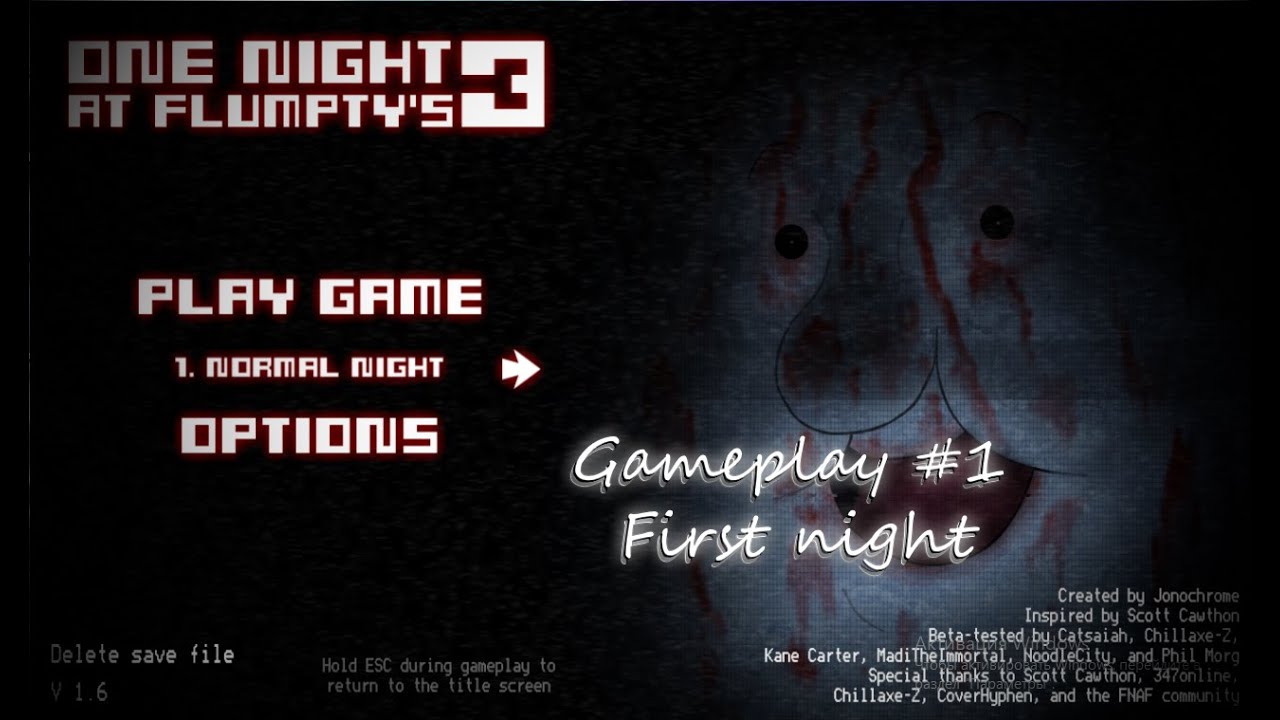 🥚ONAF 3🥚 gameplay #1 : first night🌃 - YouTube
