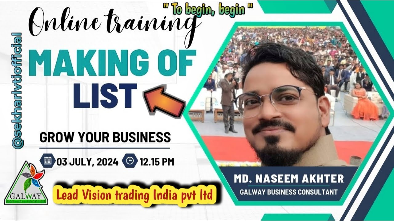 Making of List ! Lead Vision trading India pvt ltd ! #glaze ...