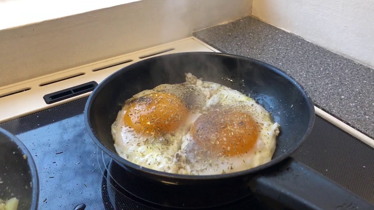 Fried Goose Eggs - YouTube