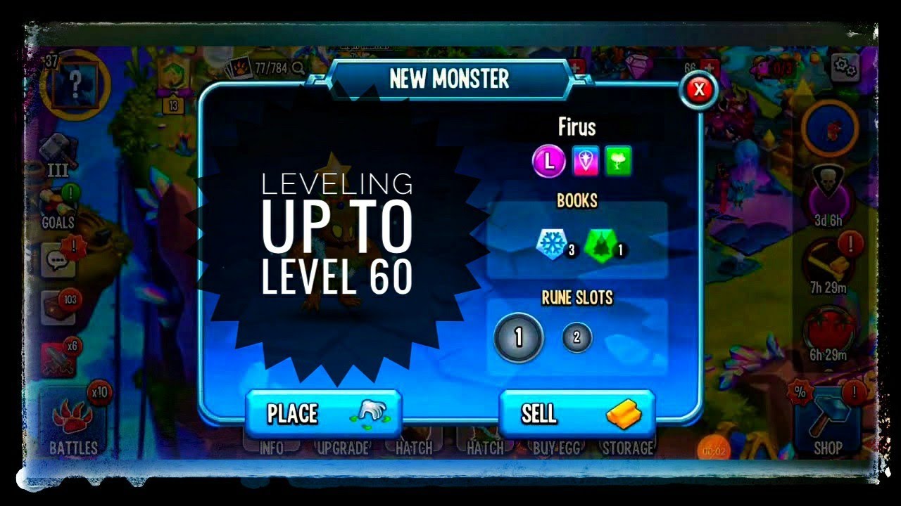 Leveling Up A Legendary Monster to Level 60 in Monster Legends - YouTube